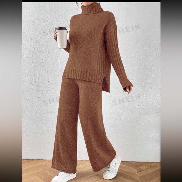 Pants & Jumpsuits | Shein Essence Sweater And Pants Set | Poshmark